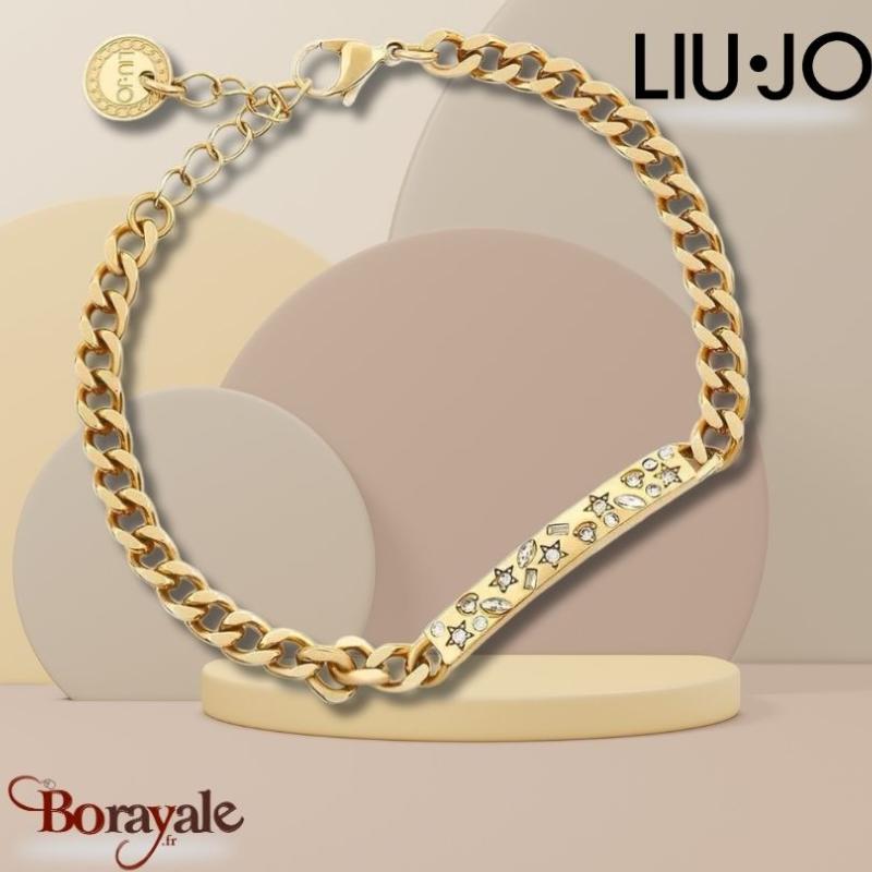 Bracelet Liu Jo femme, Collection : Brilliant Doré LJ1831 Longueur 17 cm